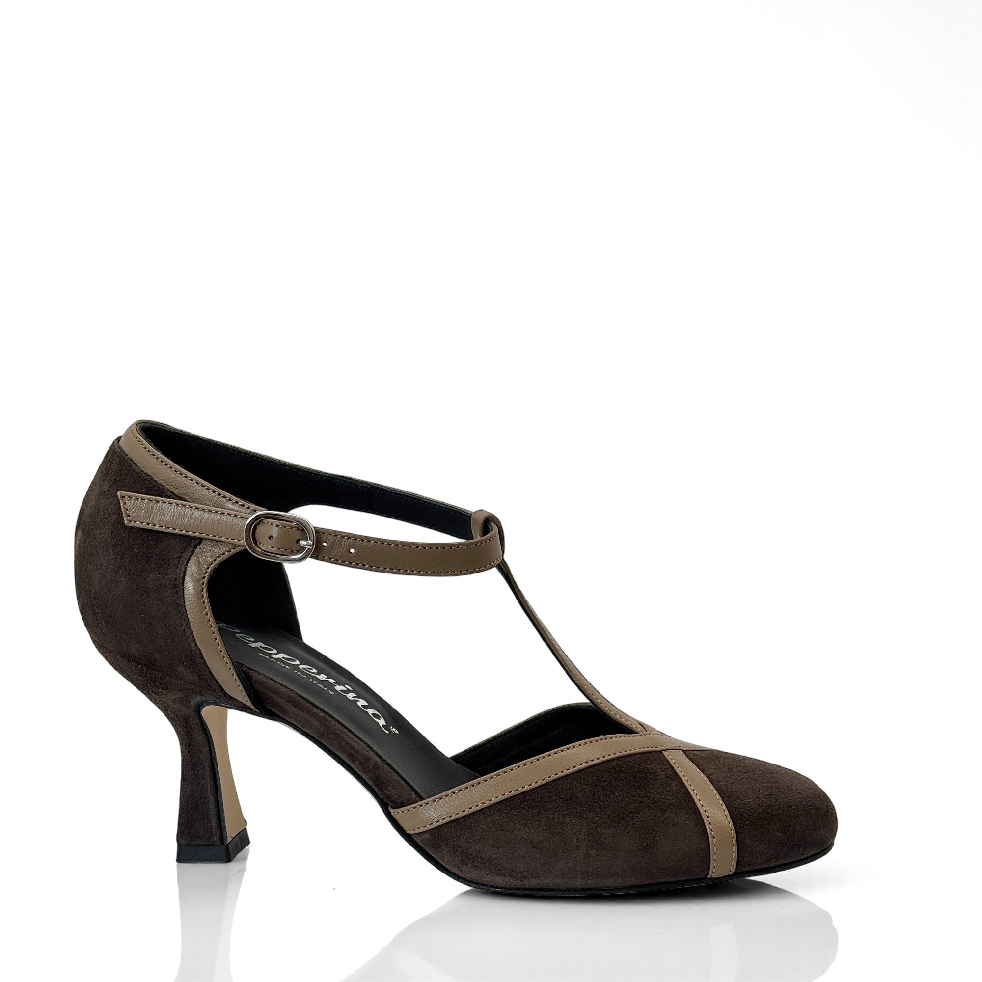 Charleston-Schuh für Damen, 7 cm Absatz – Handgefertigt ...